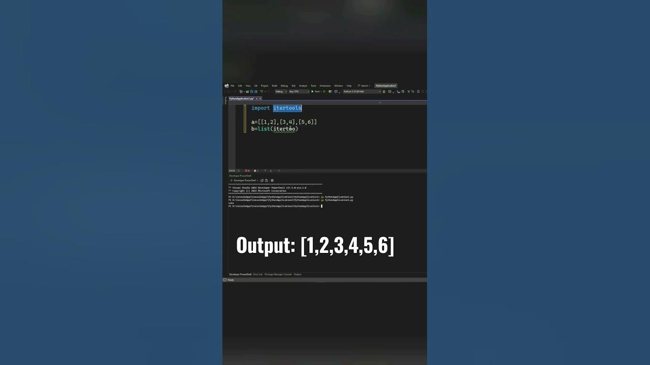 Flatten The List In Python Developer Python Programming Pythonprogramming Codes Code Ml 1044