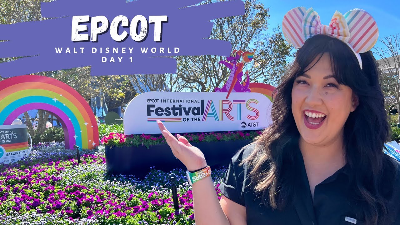 WDW DAY 1 | EPCOT, Festival of the Arts, Checking into All Star Movies ...
