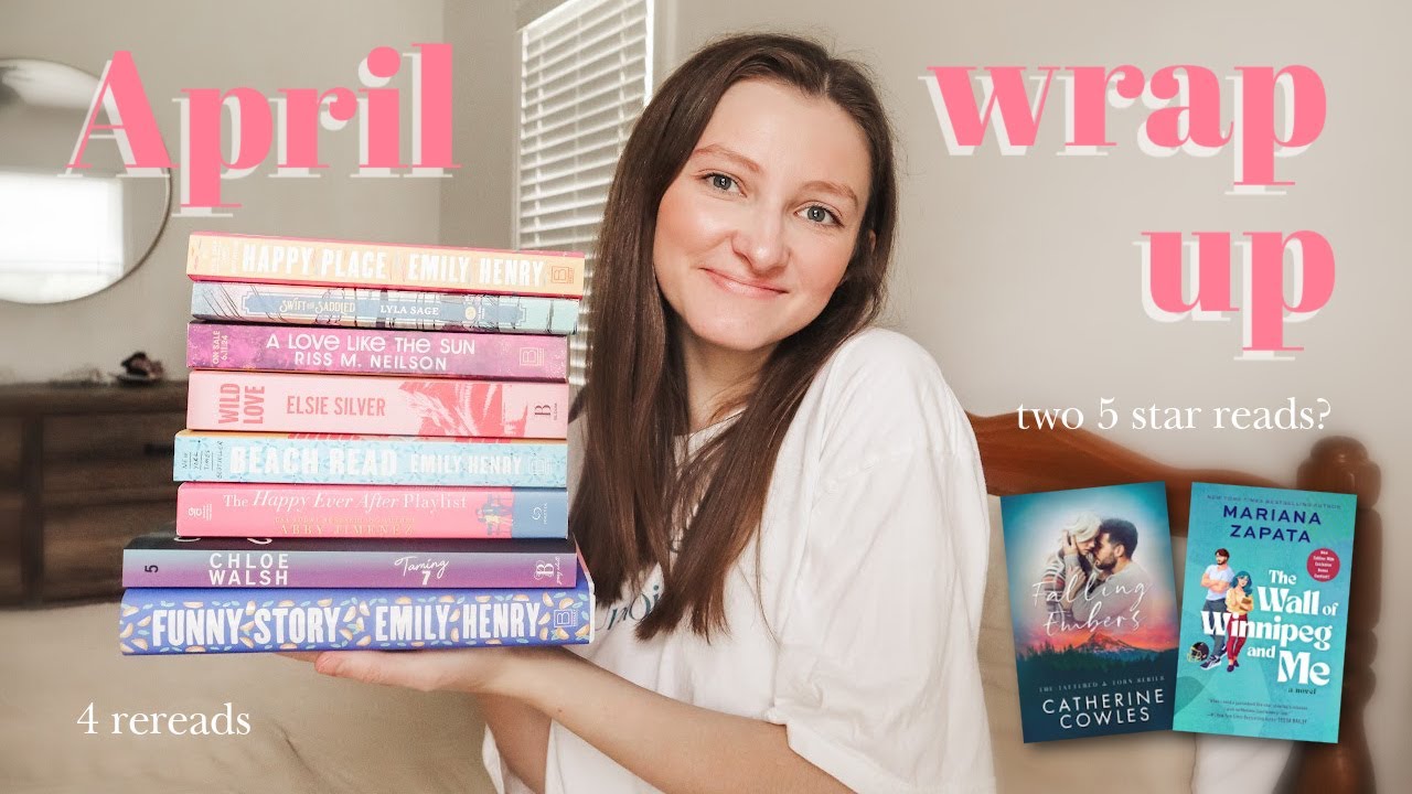 all the books I read in April 💐 | monthly reading wrap-up - YouTube