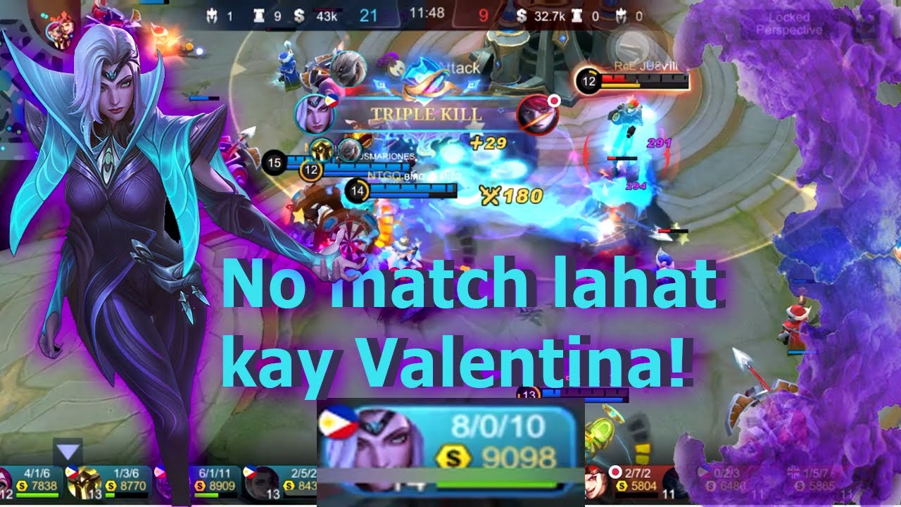How to use VALENTINA in RANK Game - Perfect Gameplay of Valentina - BMO ...