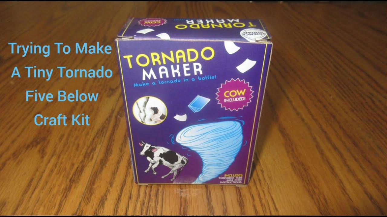 Trying To Make A Tiny Tornado Five Below Craft Kit - YouTube