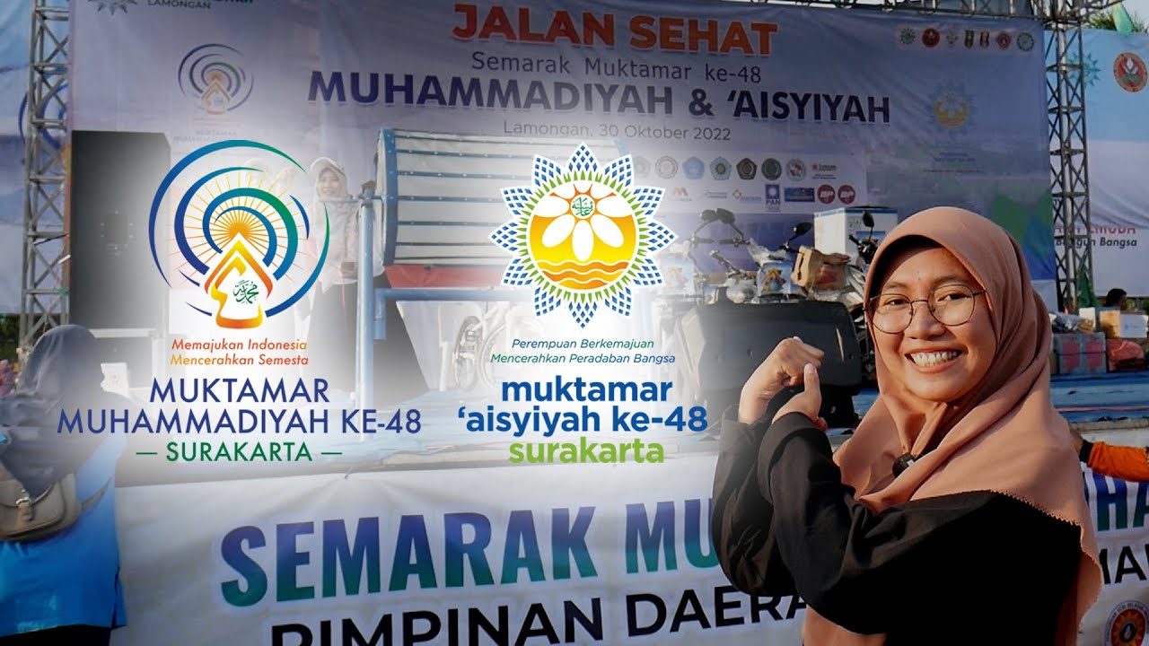 MADTSAMUDA mengikuti JALAN SEHAT MUKTAMAR KE-48 di LAMONGAN - YouTube