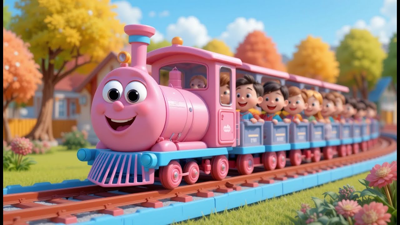 Color Train Song | Learn All Colors for Kids | Train Teaches Colors ...