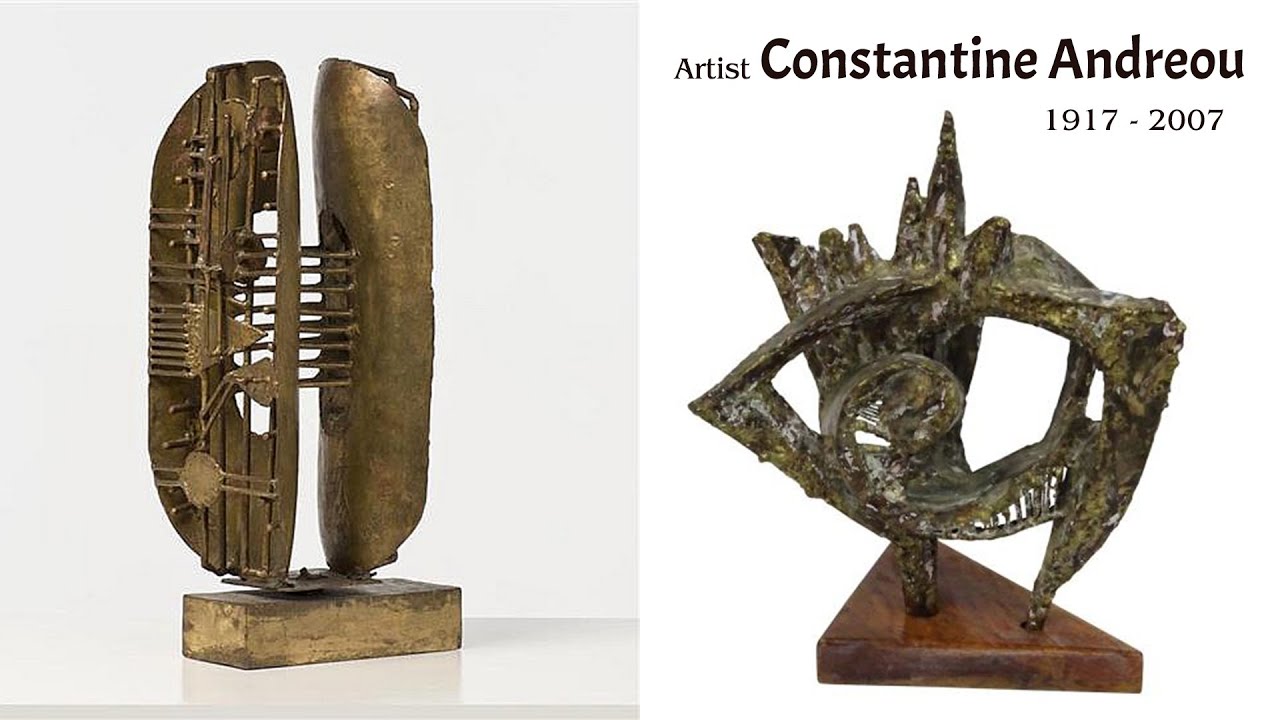 Artist Constantine Andreou (1917 - 2007) Brazilian Born Greek Painter ...