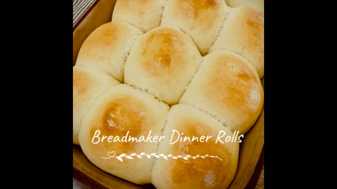 Easy Bread Maker Dinner Rolls - YouTube