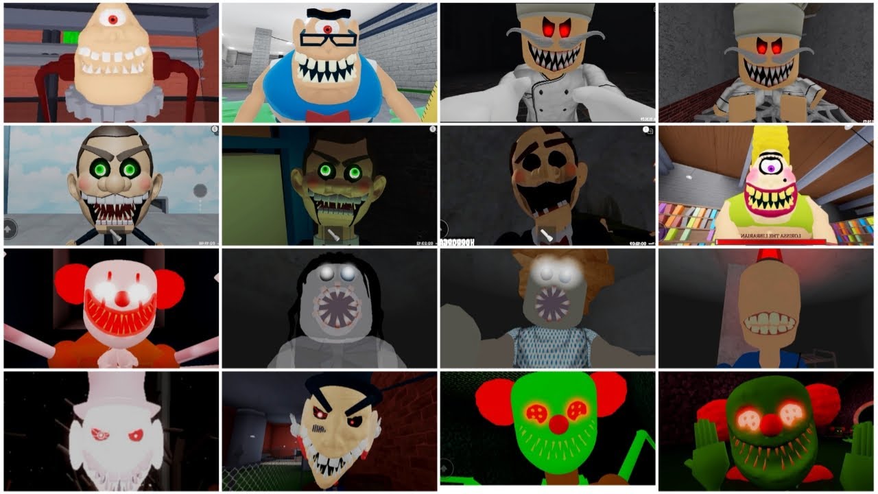 Mr Scary, Mr Stinky, Mr Crazy, Mr Funny, Papa Pizza and Siren Cop ...