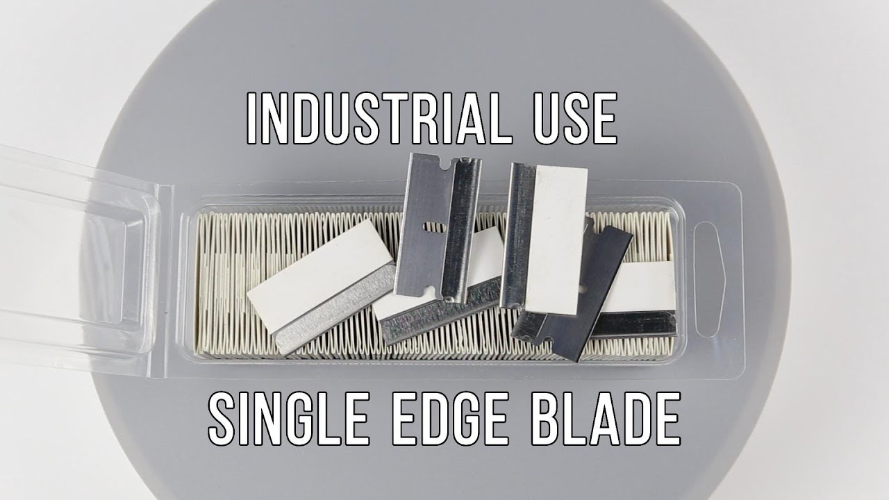 Single Edge Razor Blades For Industrial Use - Xirui Blade® - YouTube