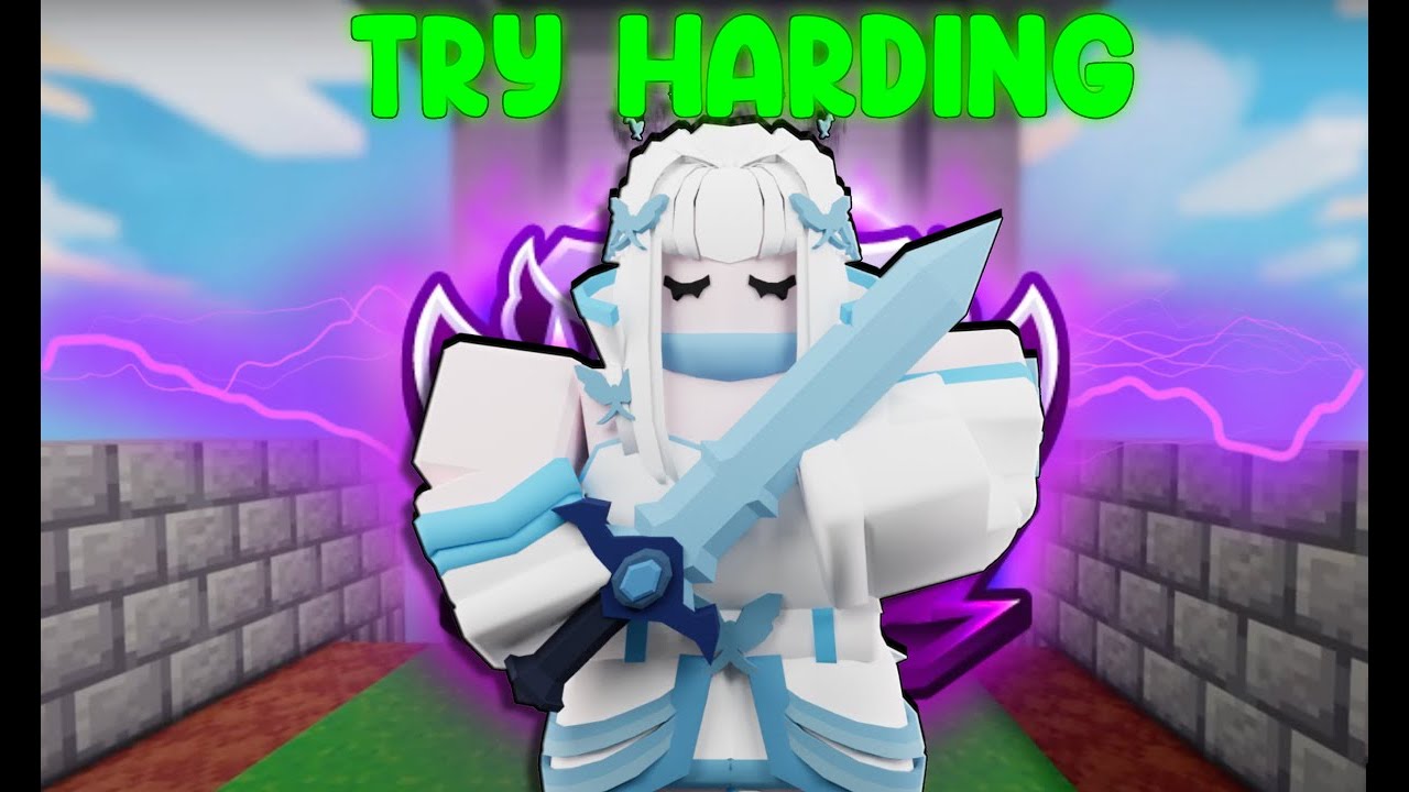 TRY HARDING with the AERY Kit! (Roblox Bedwars) - YouTube