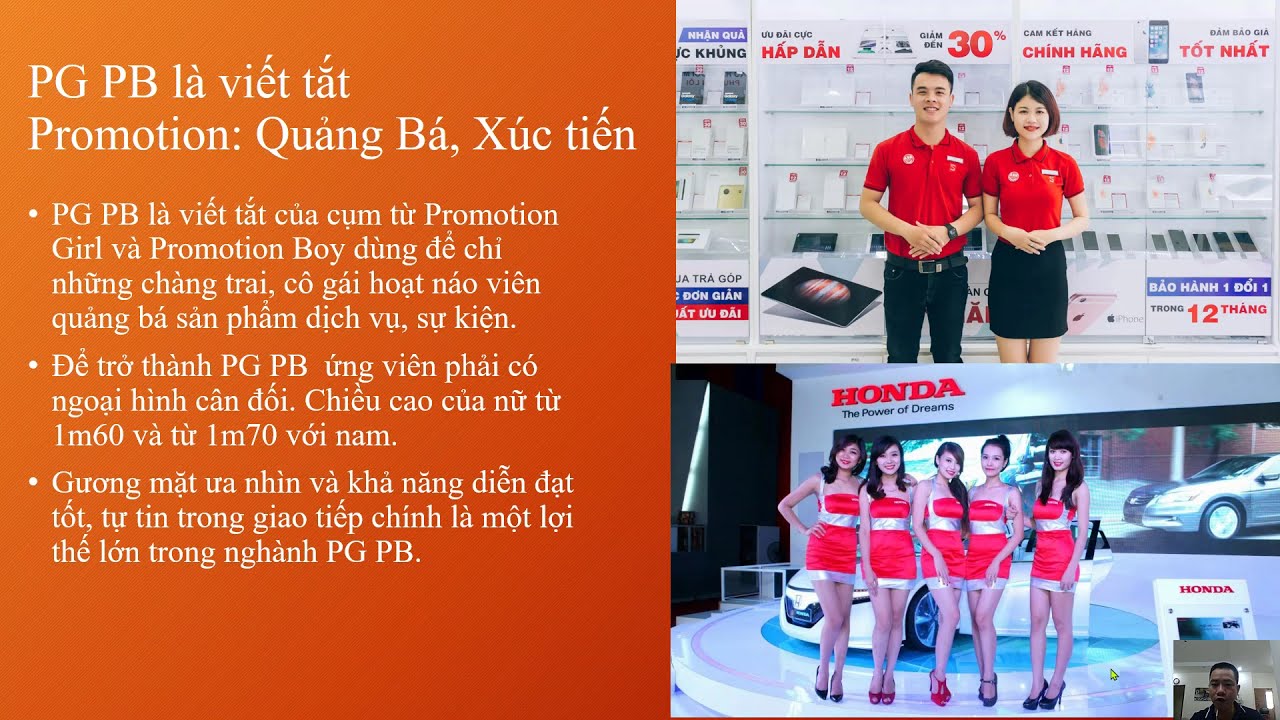 Nhân viên PG PB là gì? Khám phá công việc hấp dẫn này