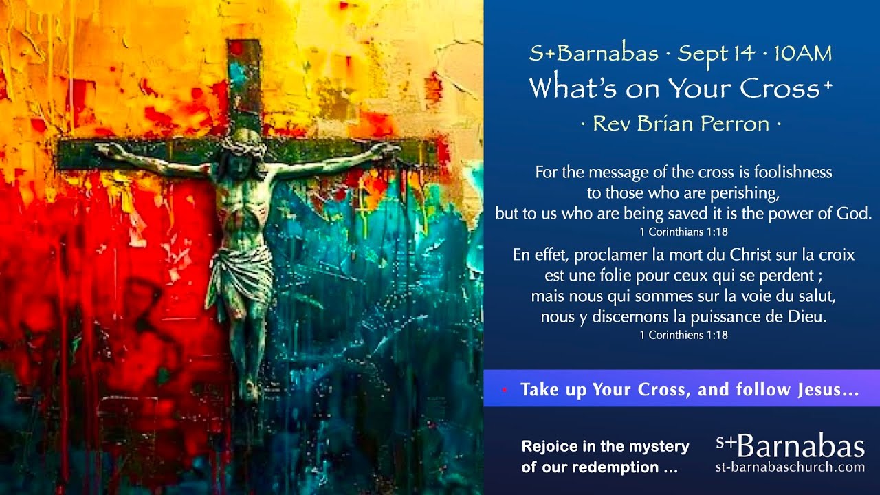 Rev Brian | September 14 | What’s on Your Cross · - YouTube