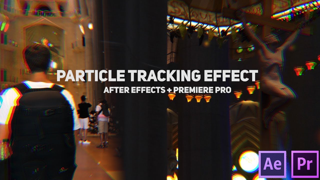 TRACKING PARTICLES To MOVING VIDEOS - After Effects 2019 - YouTube
