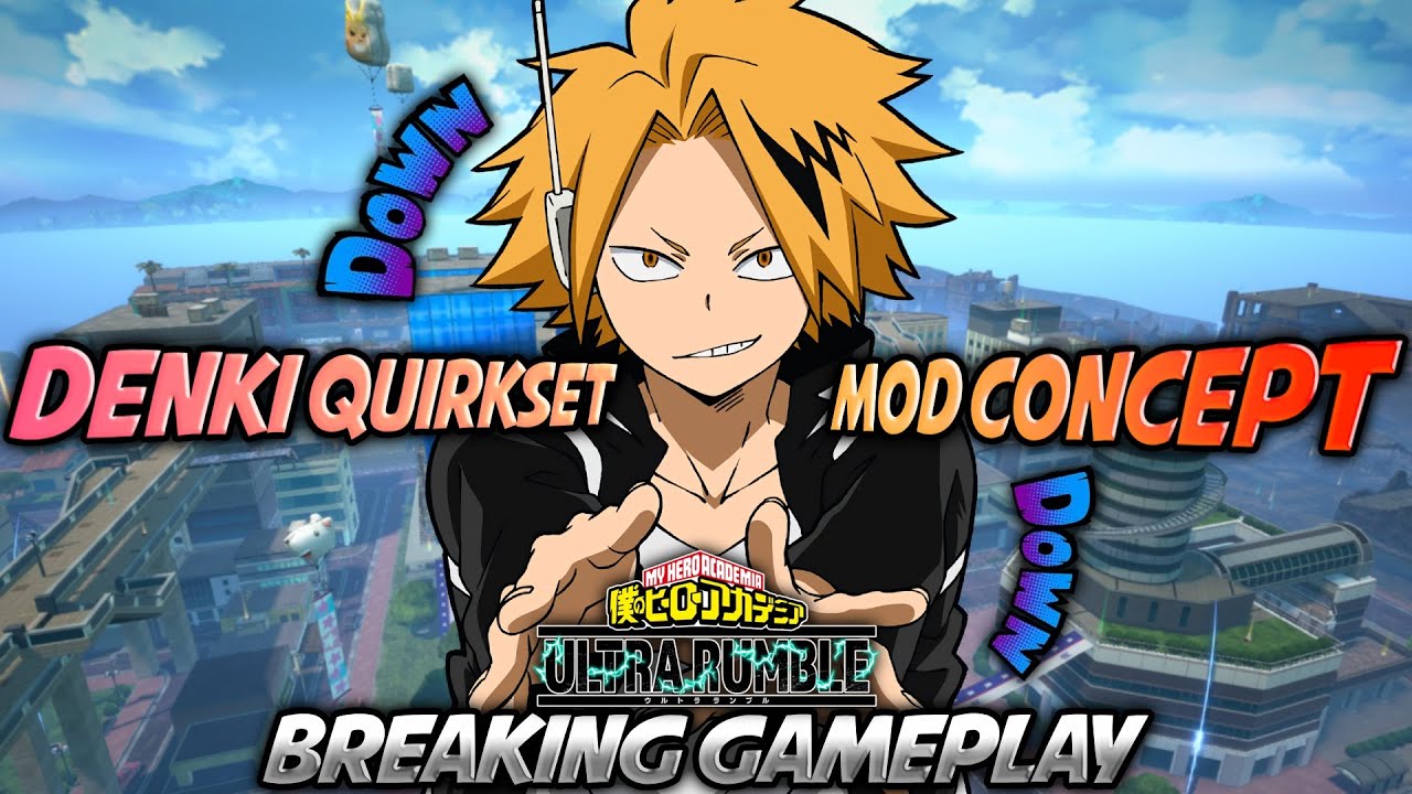 *BREAKING GAMEPLAY* DENKI TECH QUIRKSET GAMEPLAY MY HERO ULTRA RUMBLE ...
