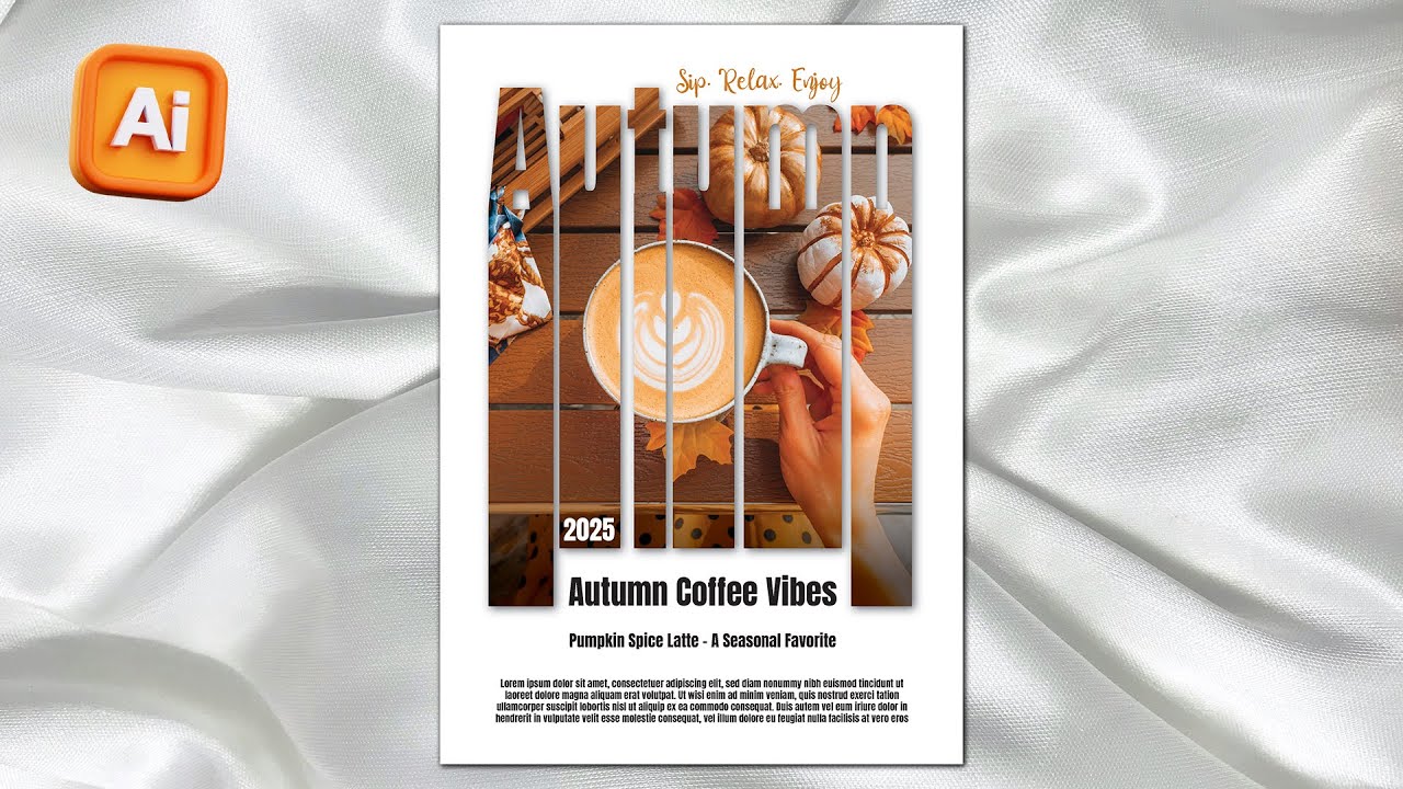 Poster Design Tutorial in Adobe Illustrator | Learn Professional Graphic Design - YouTube