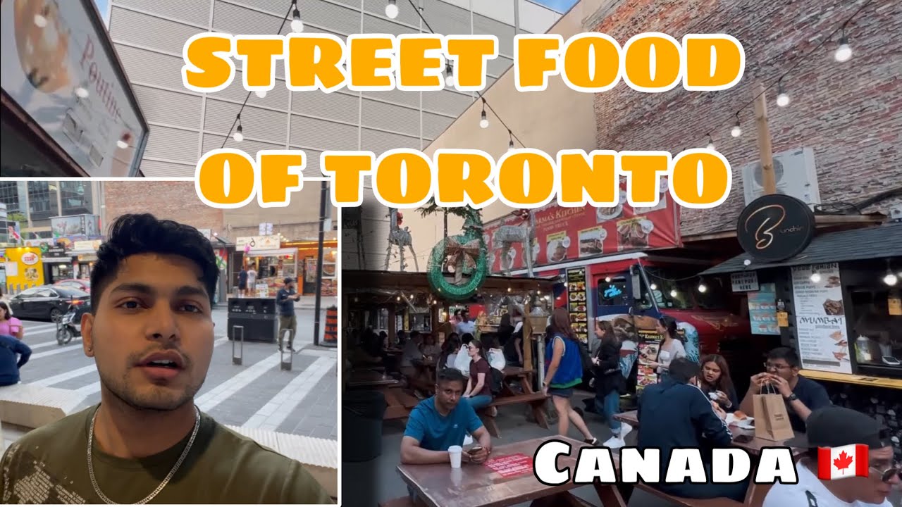 Toronto downtown street food | Food tour | Budget Friendly | Canada ...
