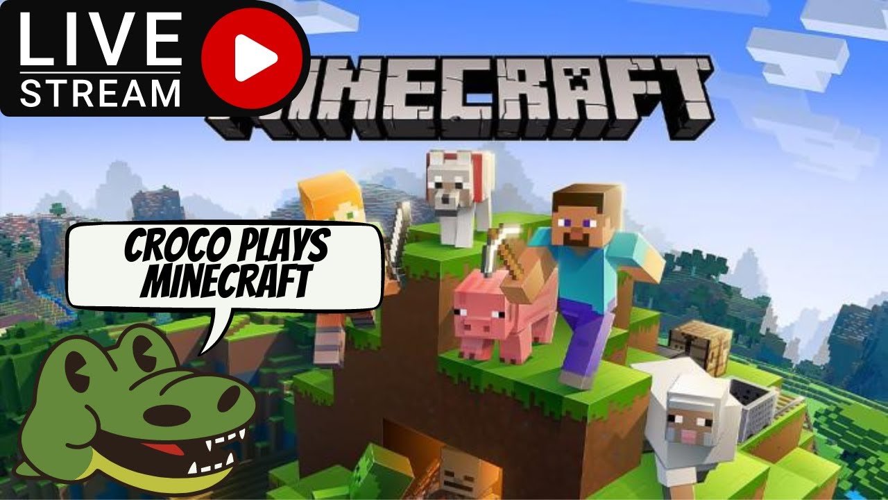 Live | Minecraft | First stream/game - YouTube