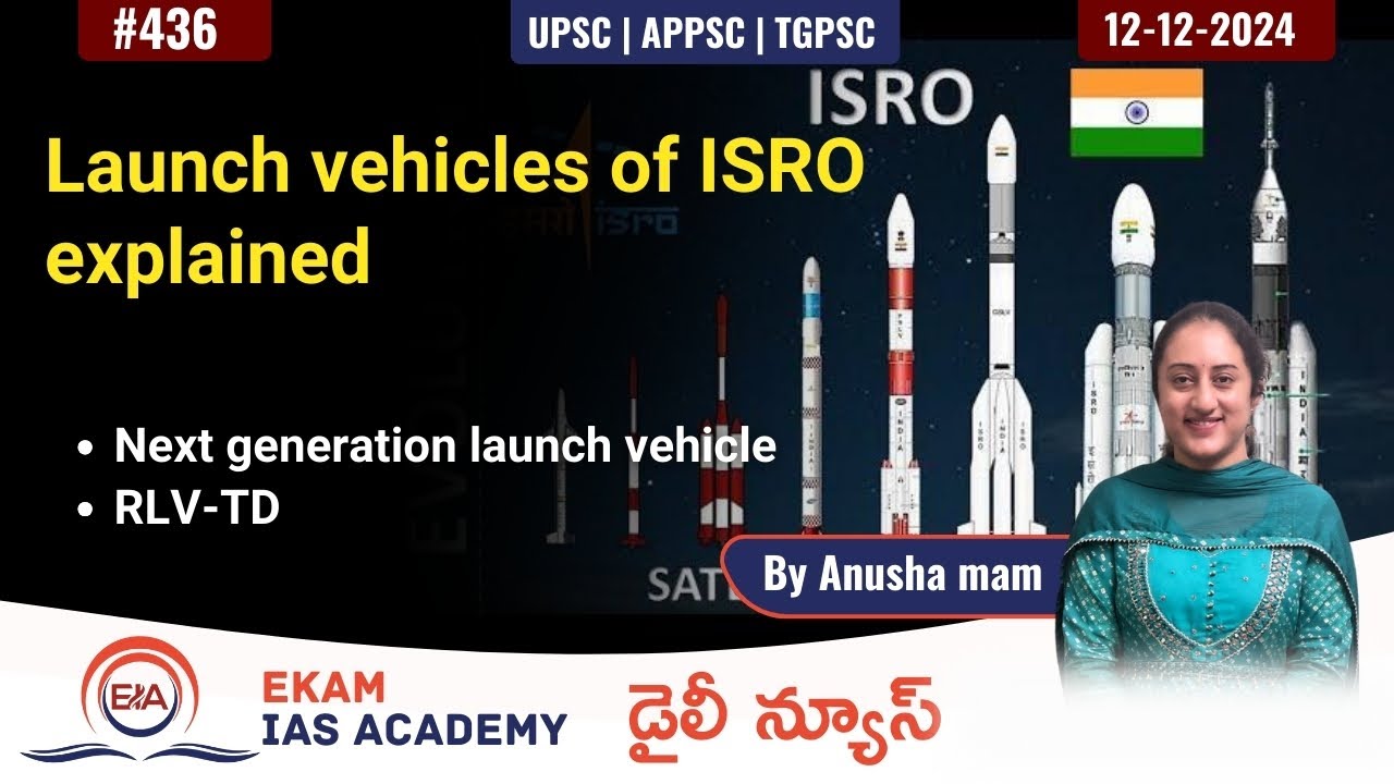 Launch vehicles of ISRO explained @ekamiasacademy_official - YouTube