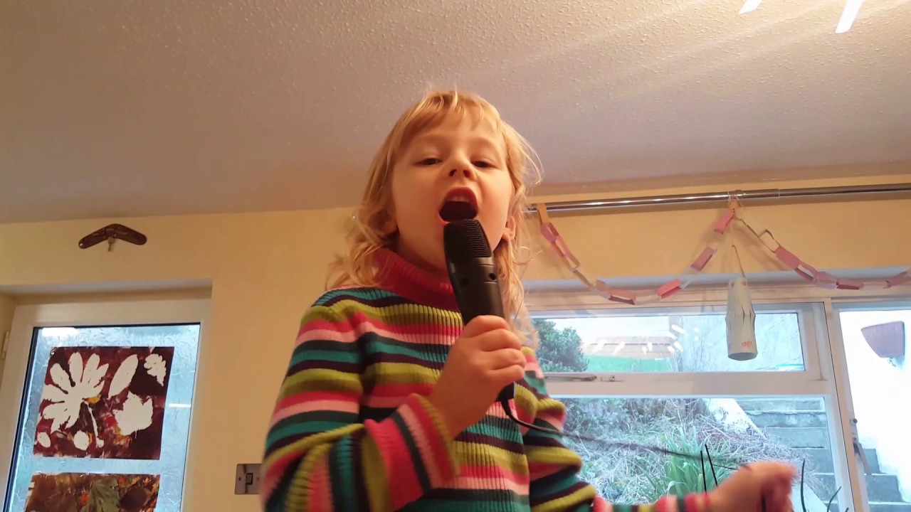 Sing along with Milly moo 2 kids the voice x factor rehearsal - YouTube