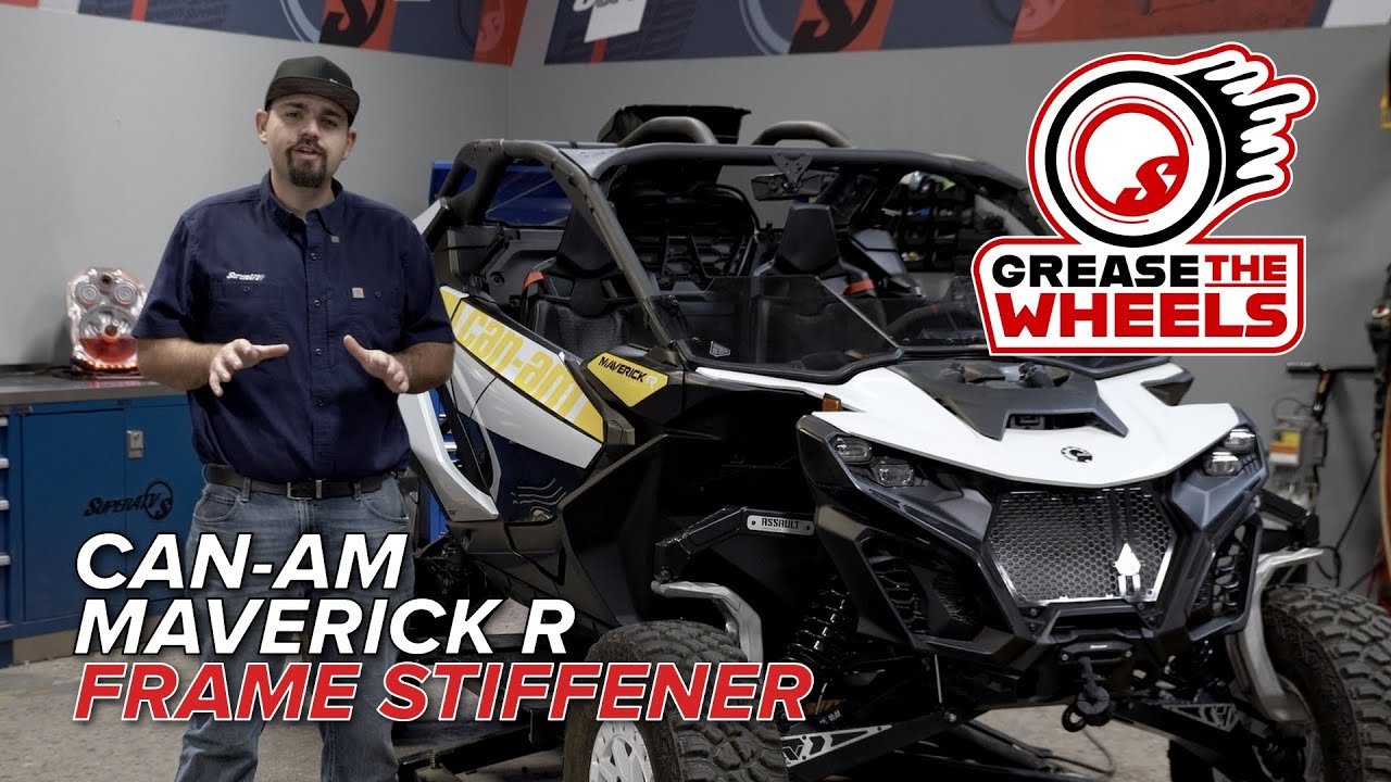 How to Install SuperATV's Frame Stiffener on the Can-Am Maverick R ...