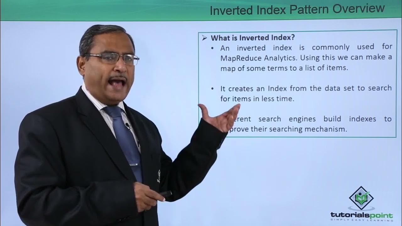 Mapreduce And Design Patterns Inverted Index Pattern Overview Youtube