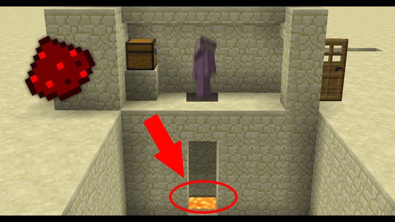 Trapped Chest Piston Trap | Simple and Cheap! - YouTube