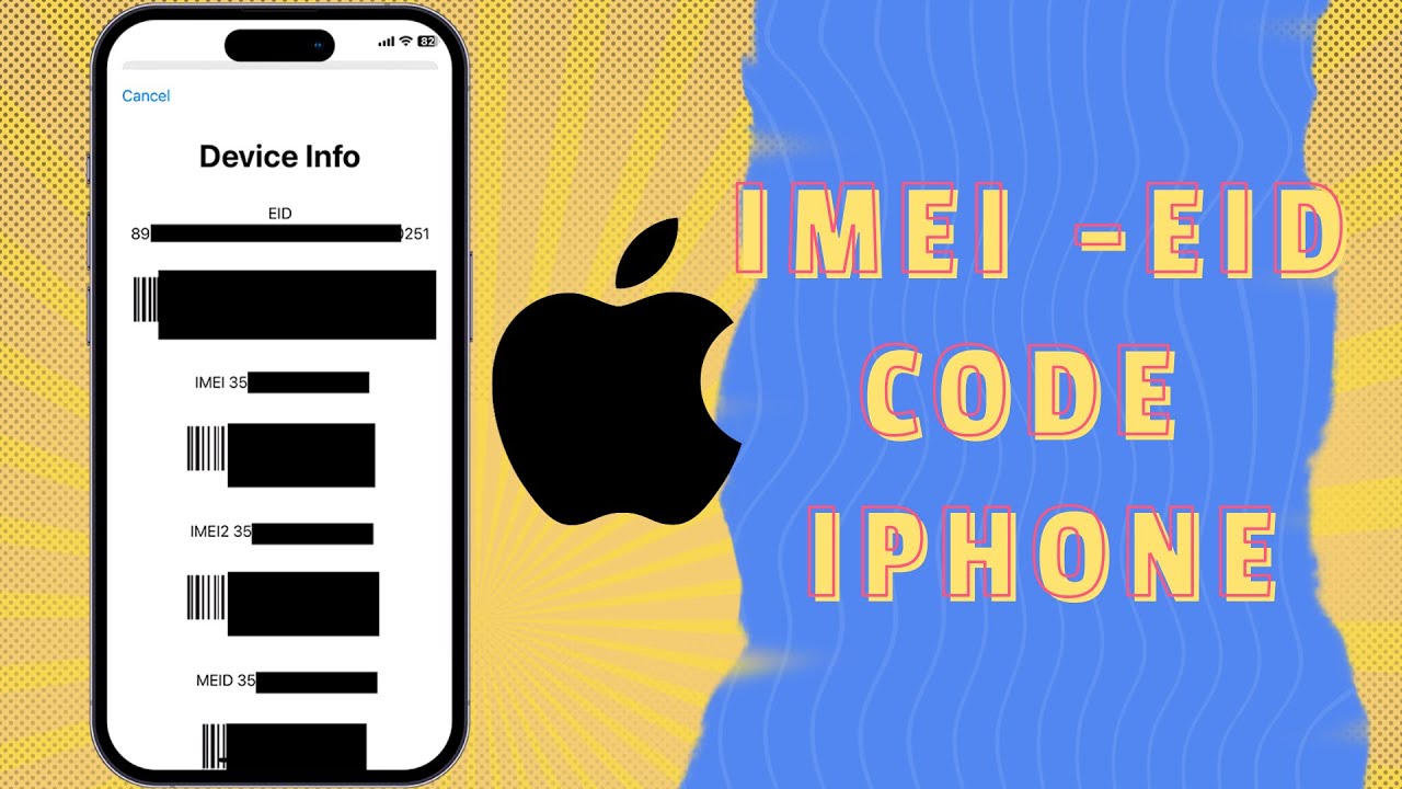 How to get the IMEI code on iPhone - YouTube