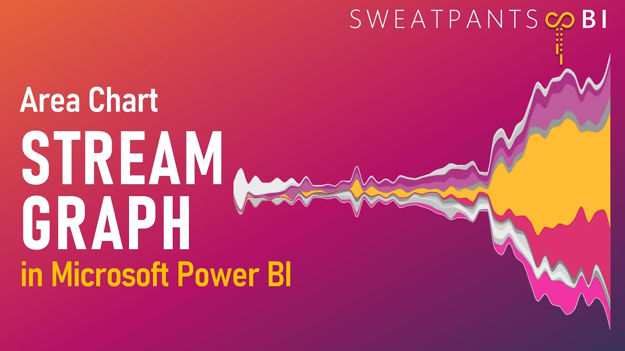How To Build An Area Chart Stream Graph In Power Bi Youtube