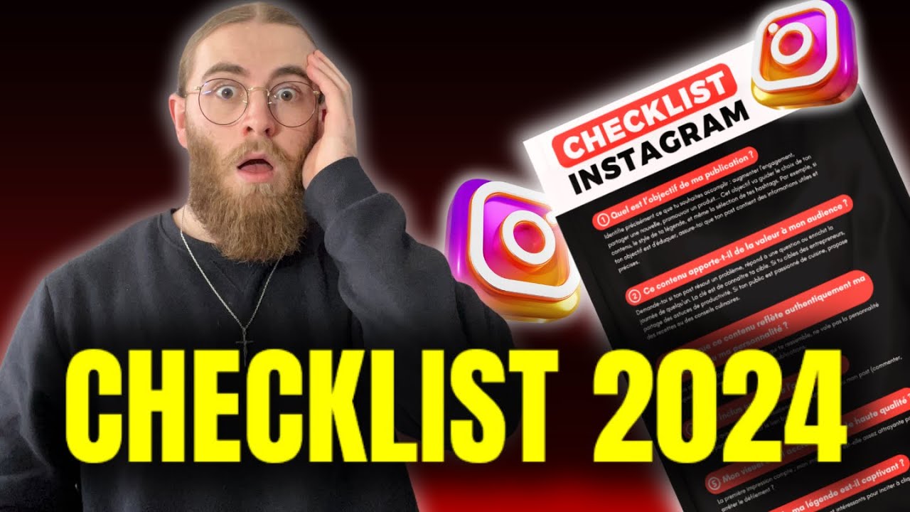 La CHECKLIST ULTIME pour PERCER sur INSTAGRAM en 2024 - YouTube