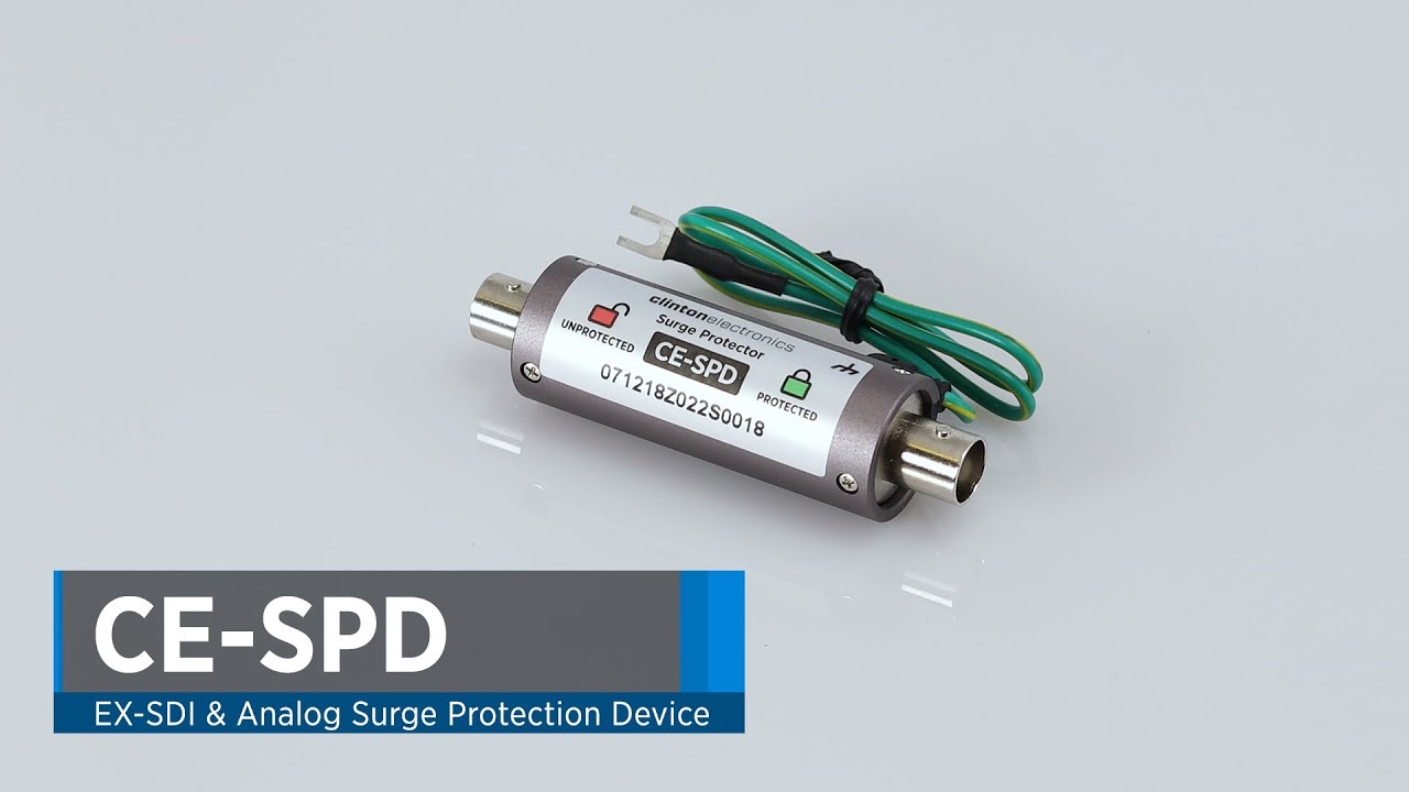 CE-SPD: CCTV Camera Surge Protection Device - YouTube