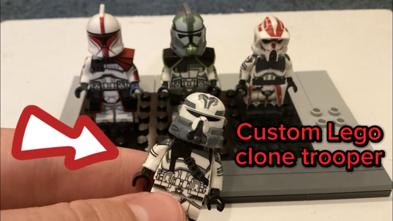 Custom Lego clone troopers - YouTube