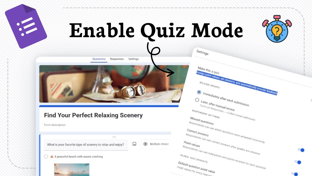 How to Turn Google Form into a Quiz (Simple Quiz Setup) - YouTube