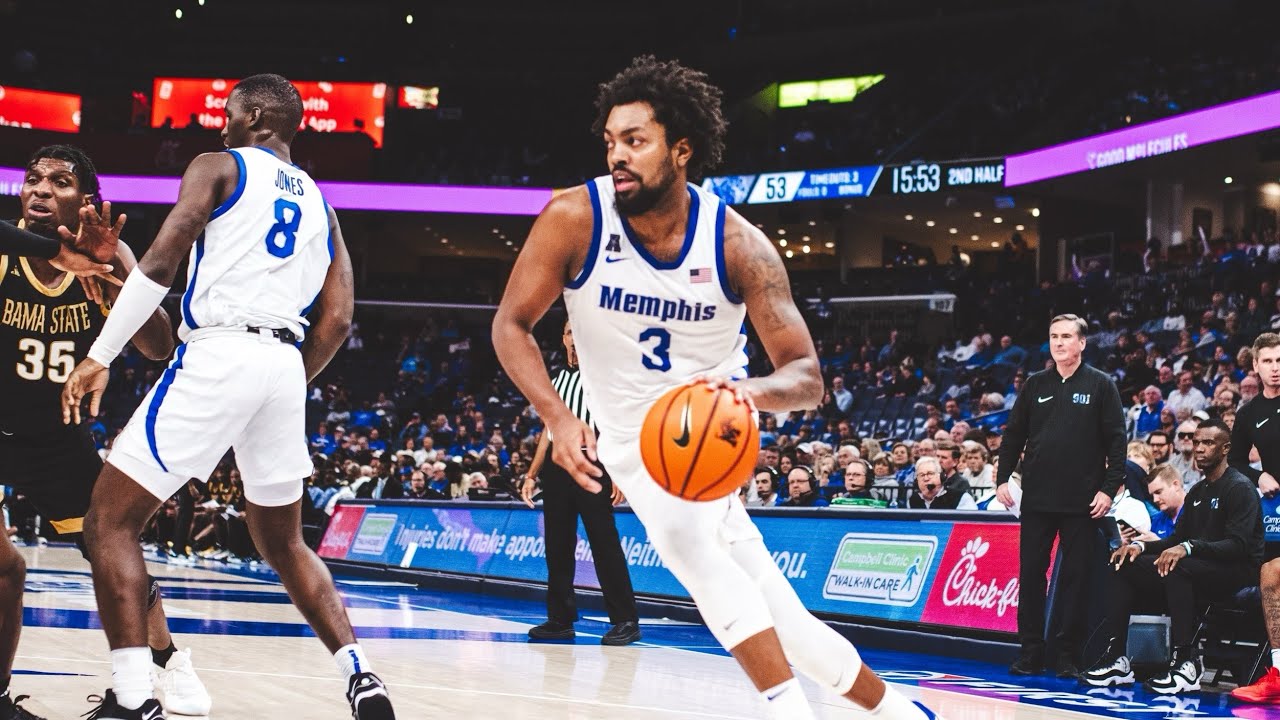 Memphis Tigers Basketball Best-Game Highlights vs Alabama State - YouTube