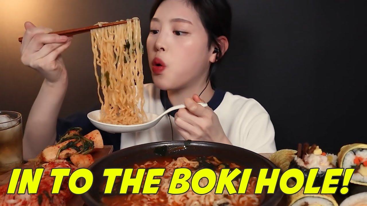 BOKI'S SATISFYING NOODLE MUKBANG COMPILATION - YouTube