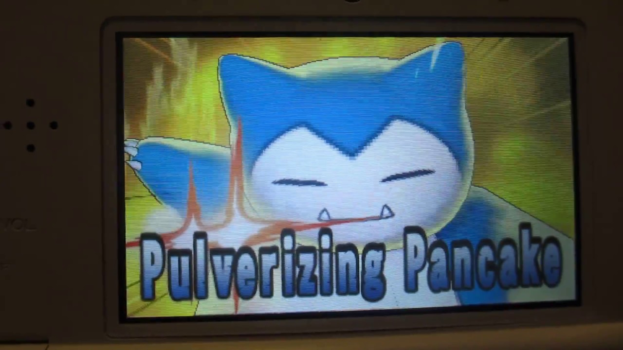 Funniest Pokemon Z-move ever, Snorlax's Pulverizing Pancake - YouTube