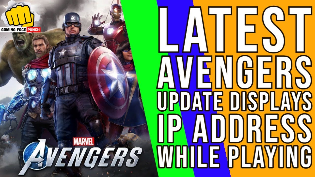 Marvel Avengers Shows IP Address When Online - YouTube