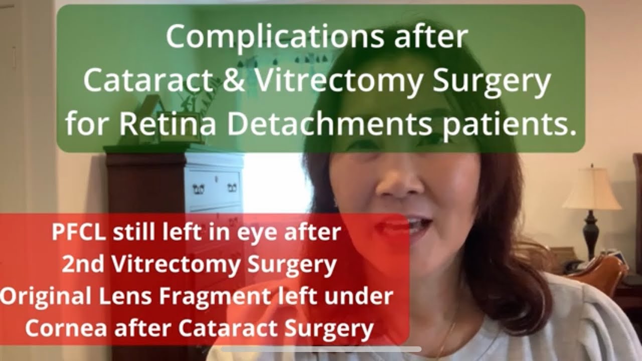 More complications after cataract and 2nd vitrectomy surgery. - YouTube