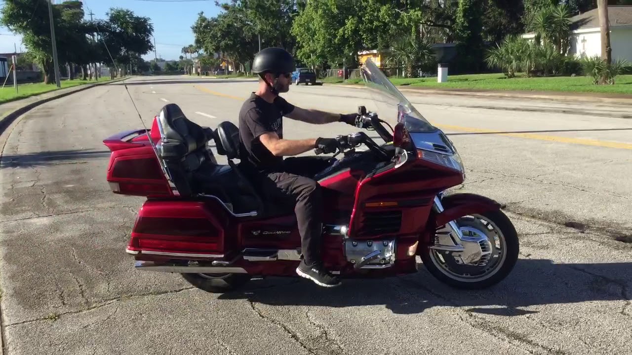 1998 Honda Goldwing GL1500SE (red) 2277 Fallen Cycles - YouTube
