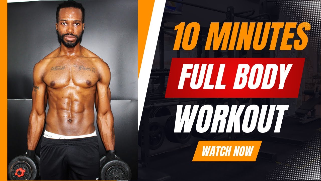 Dumbbell Full Body Workout at Home. 10 minutes Full Body workout at ...