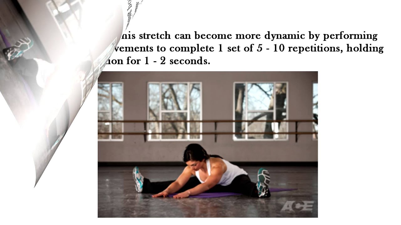 Seated Straddle Stretch - YouTube