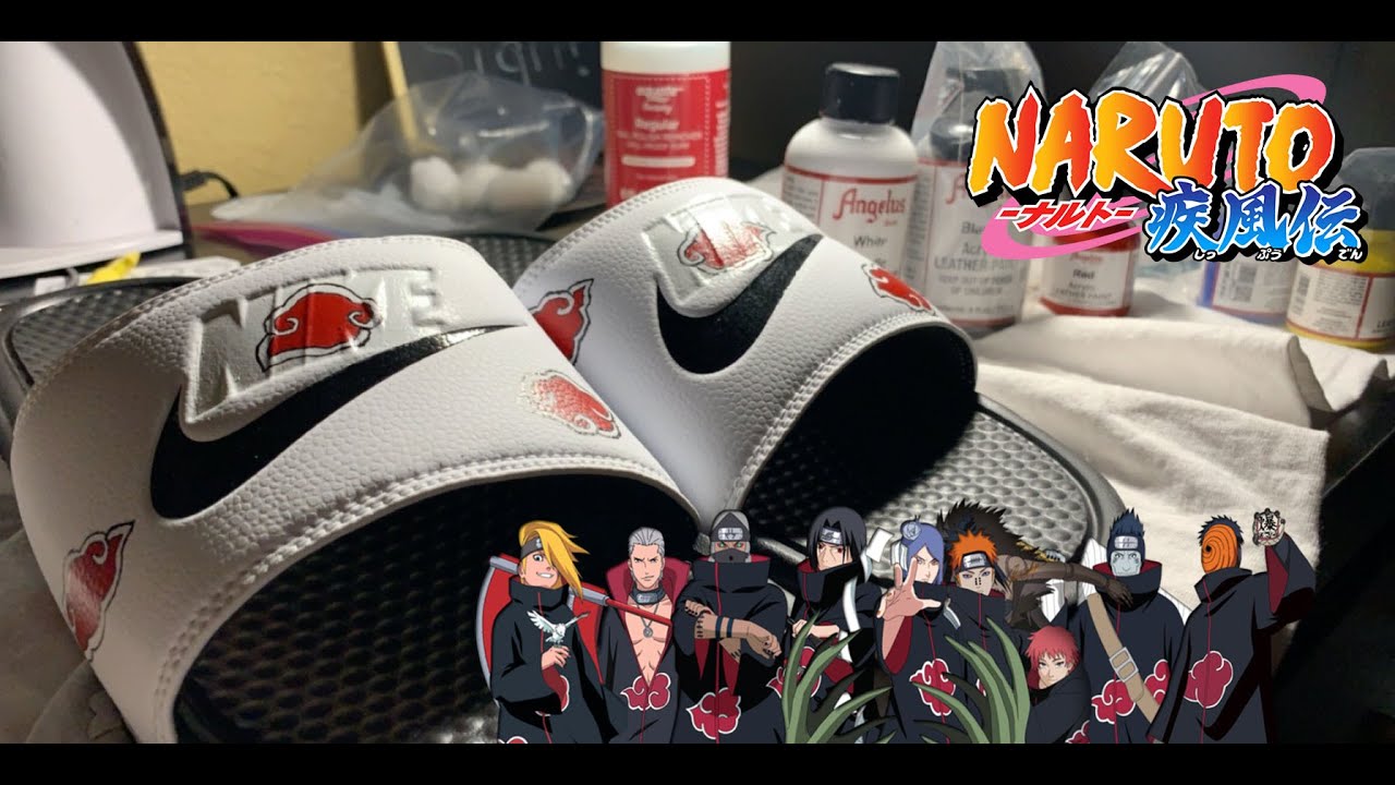 NIKE AKATSUKI CLOUD PATTERN SLIDES - YouTube