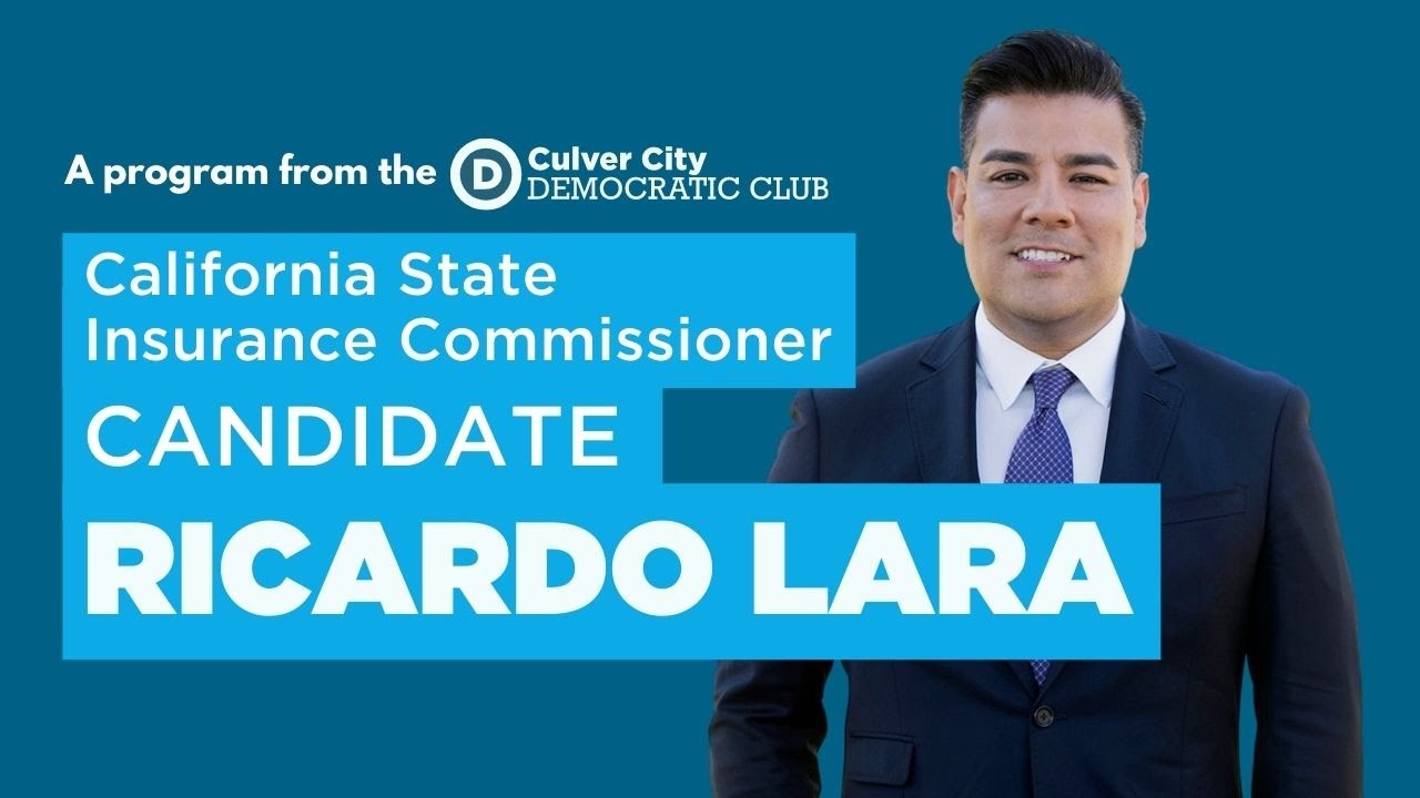 California State Insurance Commissioner Ricardo Lara - YouTube