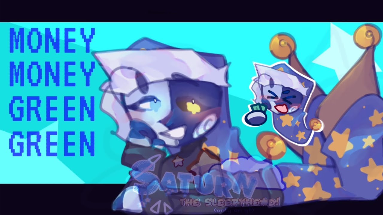 ⭐️-[] MONEY MONEY GREEN GREEN ִ ࣪𖤐.ᐟ ~[]Animation + Art ꩜ .ᐟ[]Ft ...