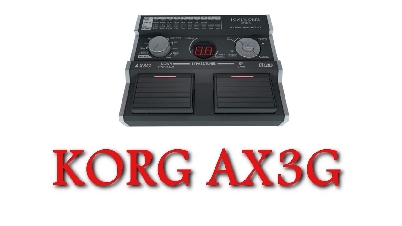Gitárosok FIGYELEM! KORG AX3G Multieffekt Eladó - [12.000 ft] - YouTube