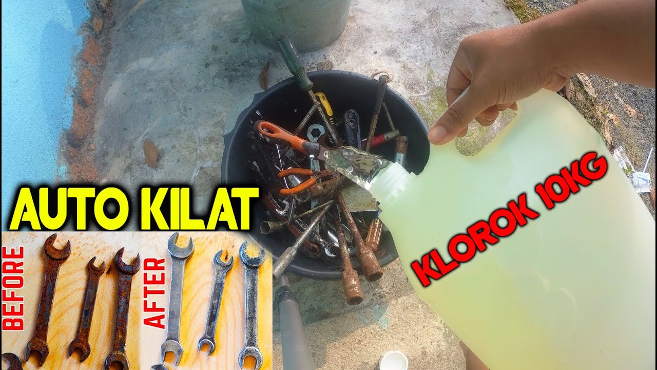 #230 : AKU RESTORE SPANAR KARAT GUNA KLOROK 10KG AUTO KILAT - YouTube