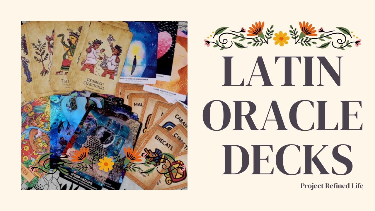 Latin Inspired Oracle Decks (and a few Tarot Decks) - YouTube