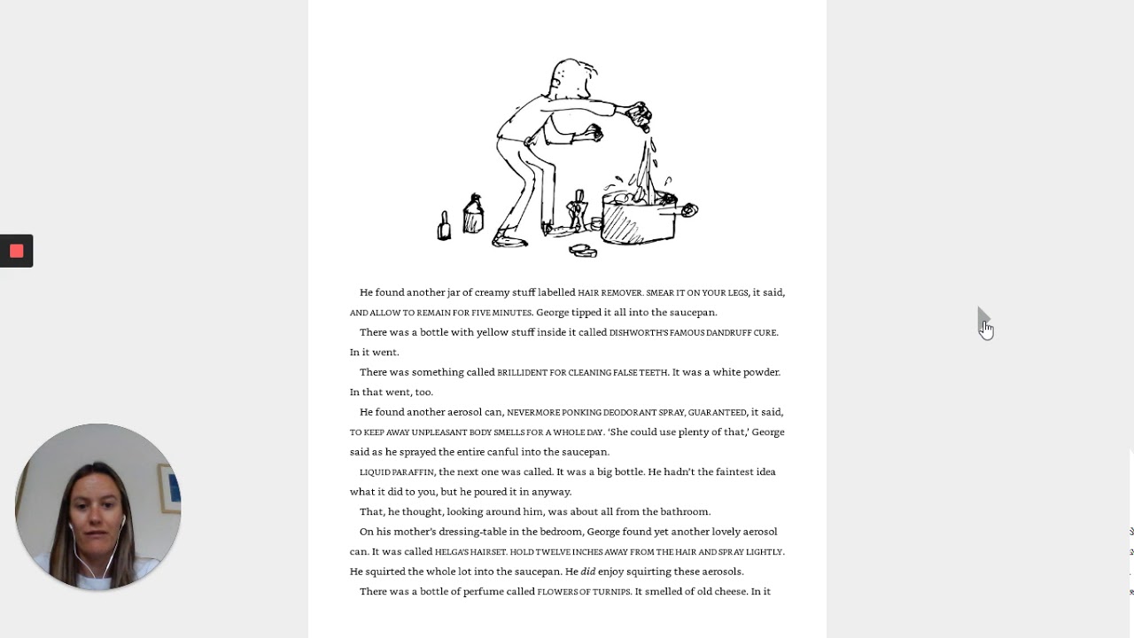 George's Marvellous Medicine - Chapter 3 - George Begins to Make the ...