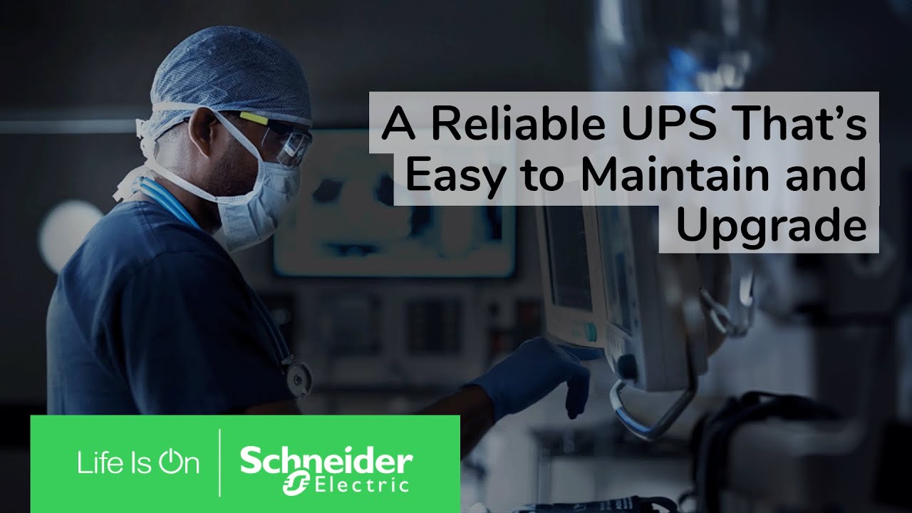 Easy UPS 3-Phase Modular for hospitals | Schneider Electric - YouTube
