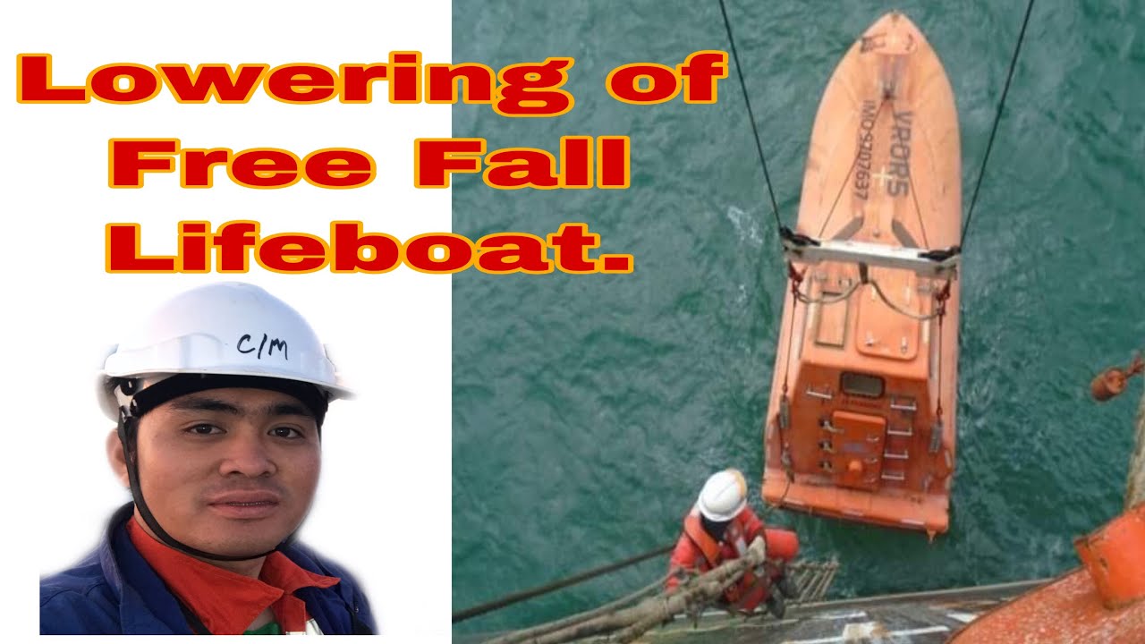 Lowering of Free Fall Life Boat | RTV - YouTube