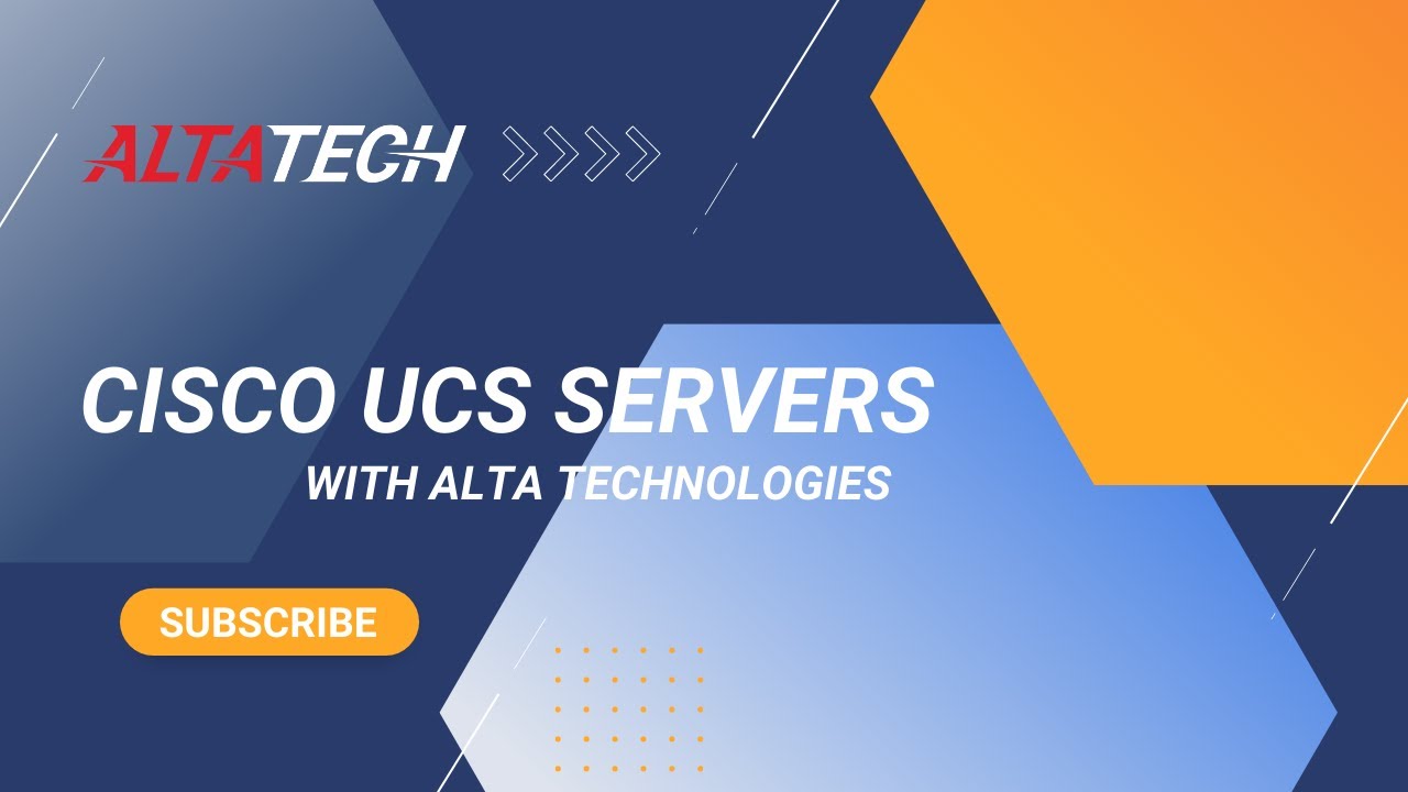 Refurbished Cisco UCS Servers - Alta Technologies - YouTube