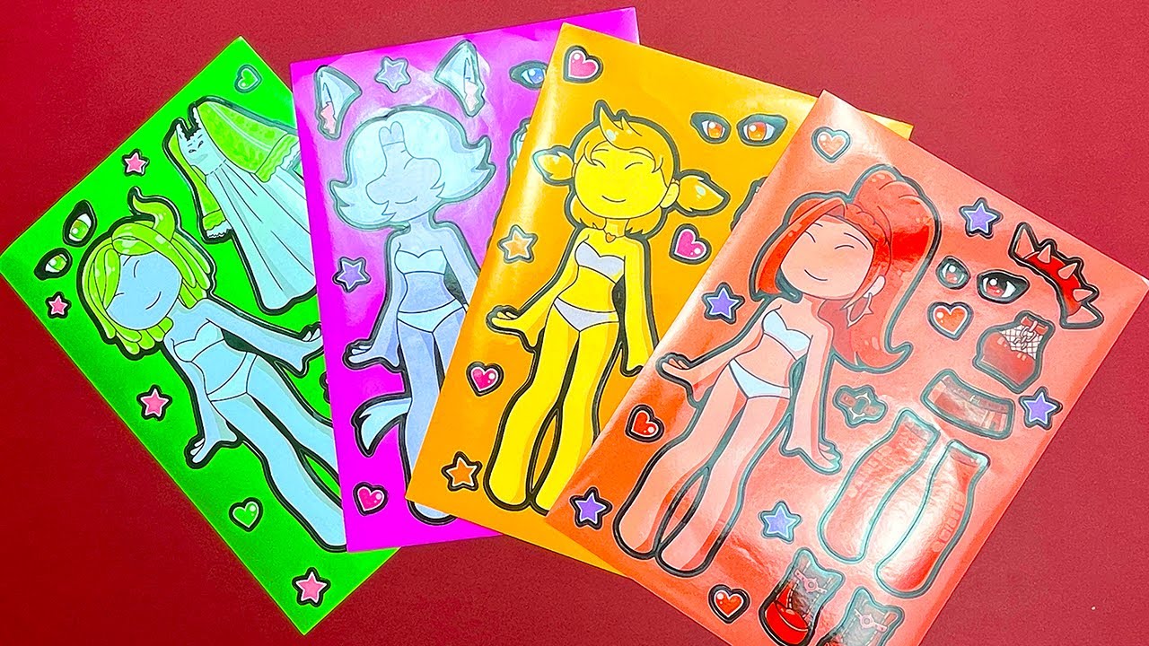 | DIY PAPER STICKER - YouTube