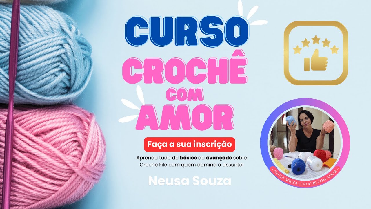 Curso Completo de Crochê Filé: Domine a Arte Passo a Passo para ...